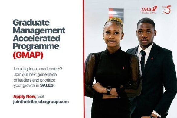 UBA Group Graduate Management Accelerated Programme (GMAP) 2025 for ...